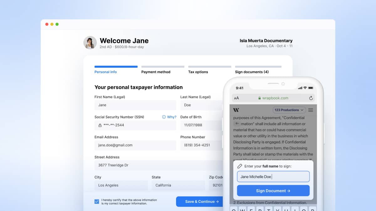 All the Film Production Paperwork You Need to Hire Crew | Wrapbook